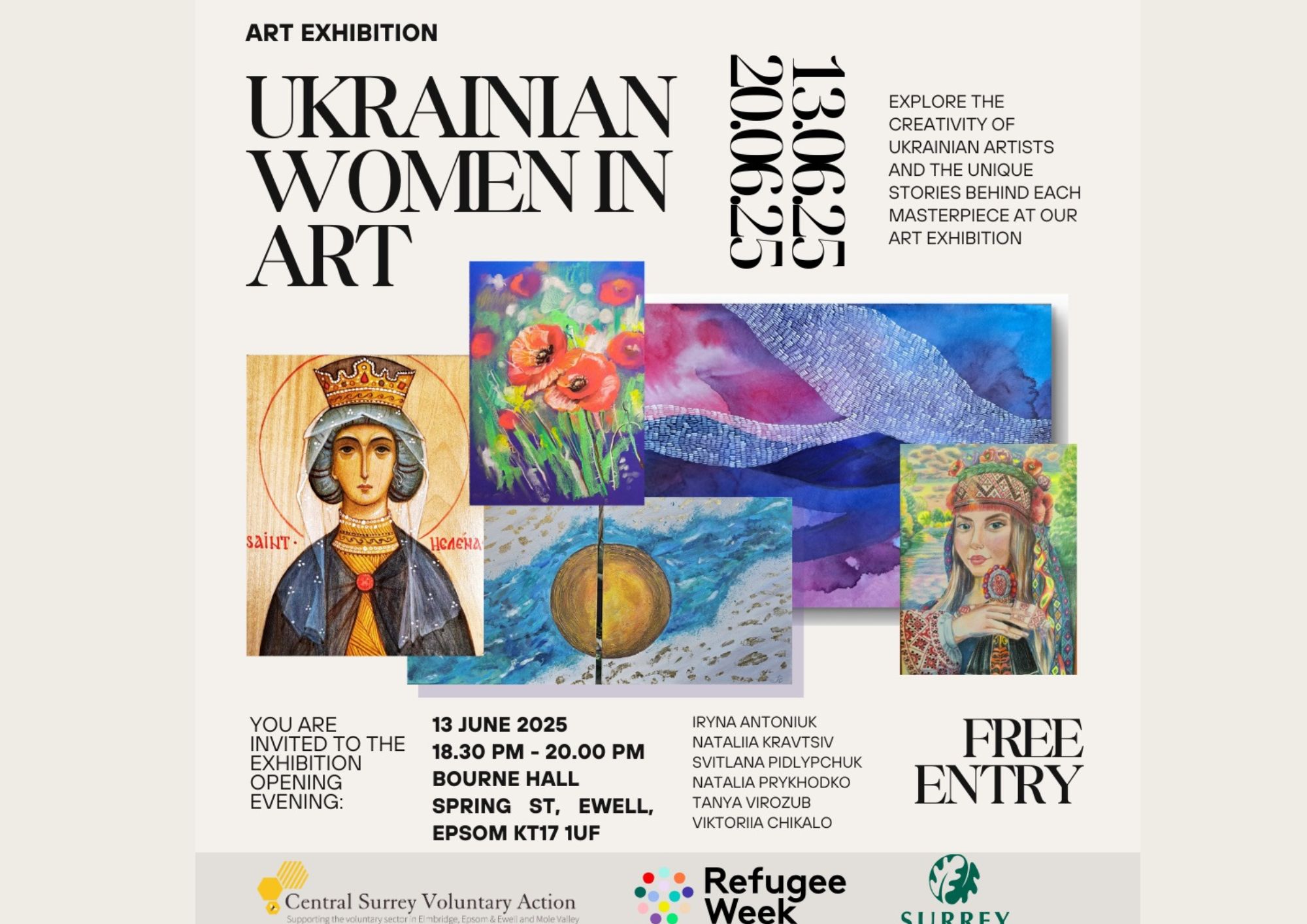 Upcoming events | Bourne Hall